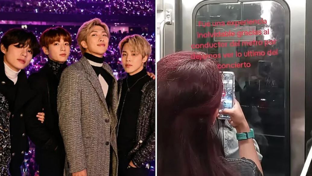 Conductor del Metro CdMx detiene el tren para que ARMYs disfrutaran lo ...